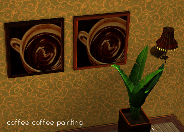 The Sims Resource | Coffee Coffee Painting