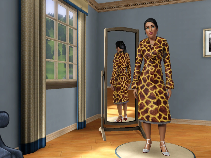 The Sims Resource - Furry Rugs-Fur 05-Giraffe
