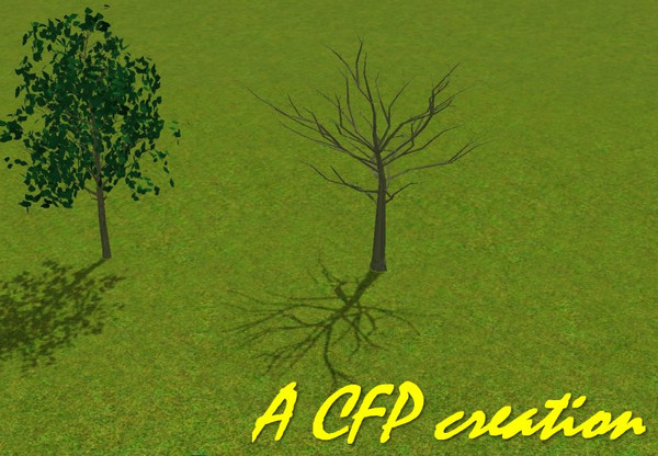 The Sims Resource - Tree Wider Trunk No Leaves