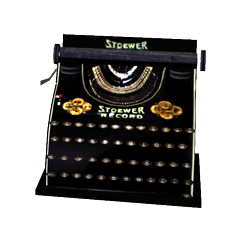 The Sims Resource | Art Nouveau - Vintage Typewriter