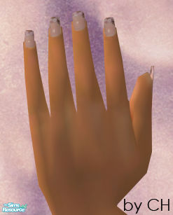 The Sims Resource | Color Nails - Pink