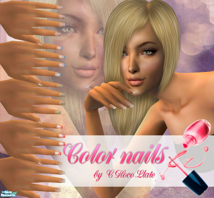 The Sims Resource - Color Nails