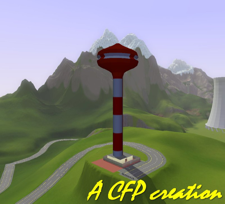 The Sims Resource | Structure South Hills Water Tower