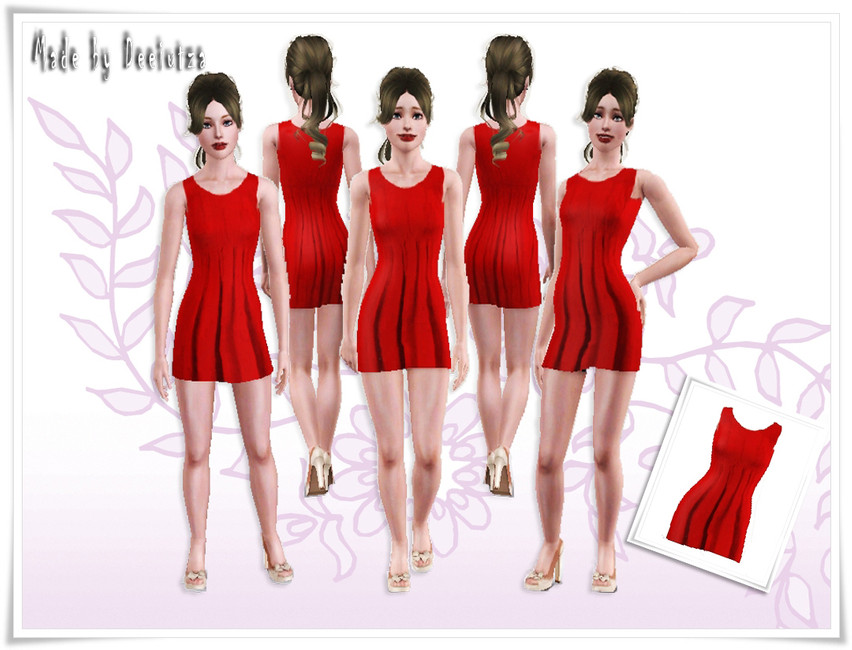 The Sims Resource - Mini dress