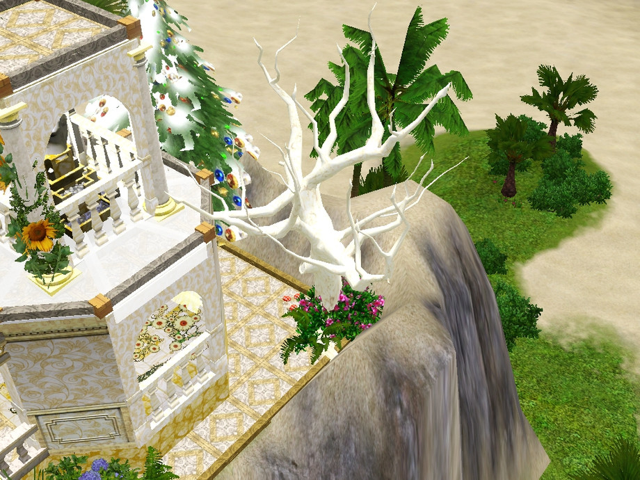 The Sims Resource | EA Cemetery Tree -- Recolorable!