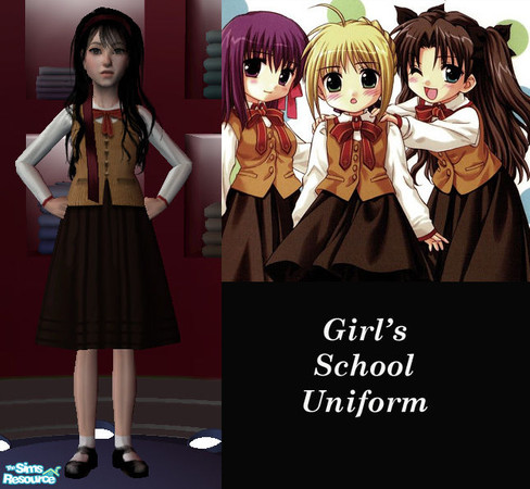 The Sims Resource | School Uniform