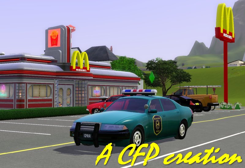 The Sims Resource | Police Cruiser Riverview