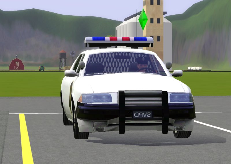 The Sims Resource | Police Cruiser Sunset Valley