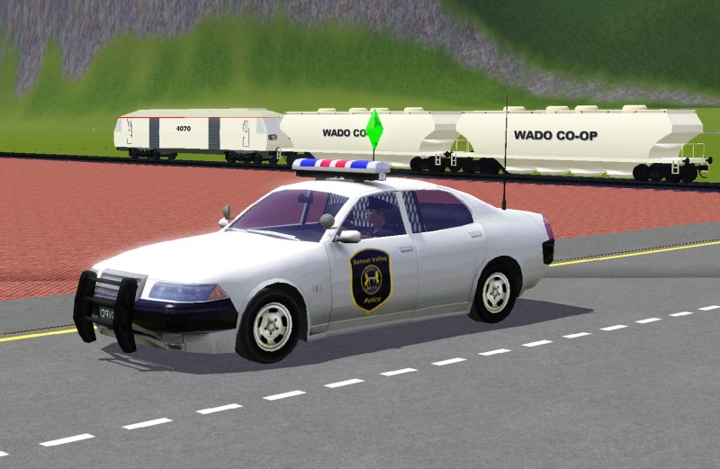The Sims Resource | Police Cruiser Sunset Valley