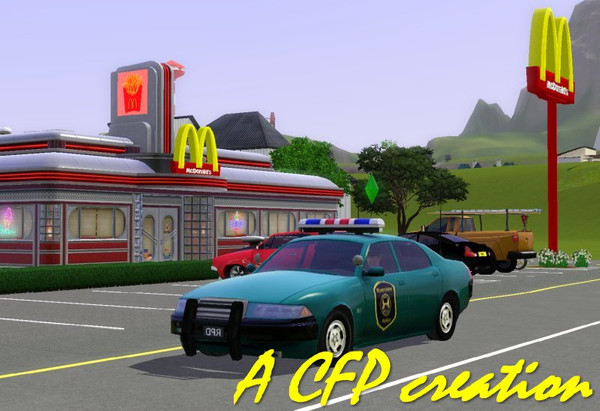 The Sims Resource | Police Cruiser Riverview