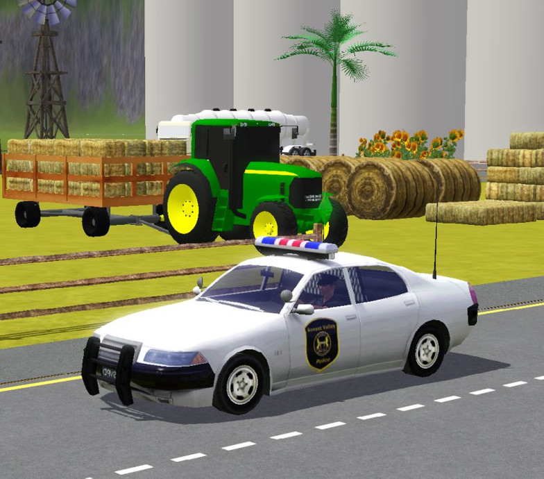 The Sims Resource | Police Cruiser Sunset Valley