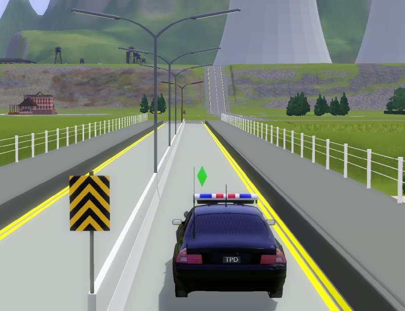 The Sims Resource | Police Cruiser Twinbrook
