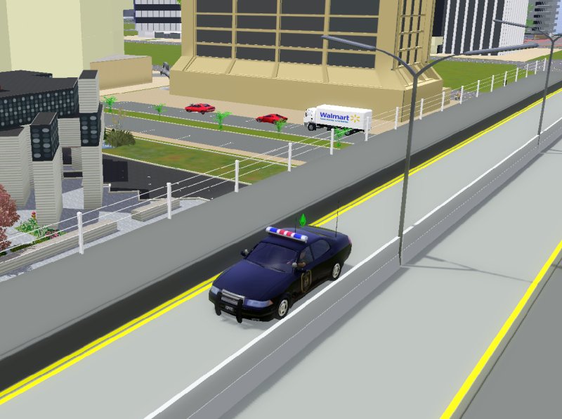 The Sims Resource | Police Cruiser Twinbrook