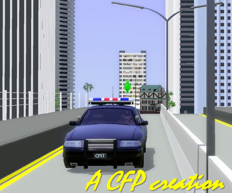 The Sims Resource - Police Cruiser Twinbrook
