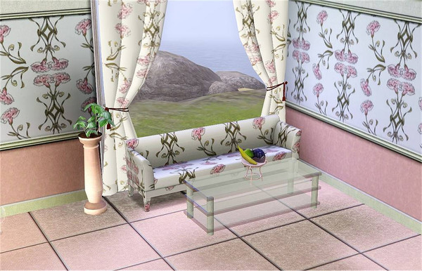 The Sims Resource - marcorse_pink carnation pattern