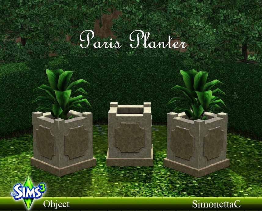 The Sims Resource | Paris planter