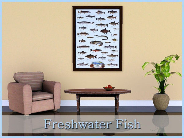 The Sims Resource | Freshwater Fish Chart