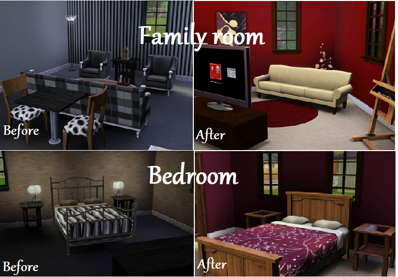 The Sims Resource | Starter home-(Monotone house redone)