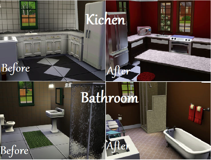 The Sims Resource | Starter home-(Monotone house redone)