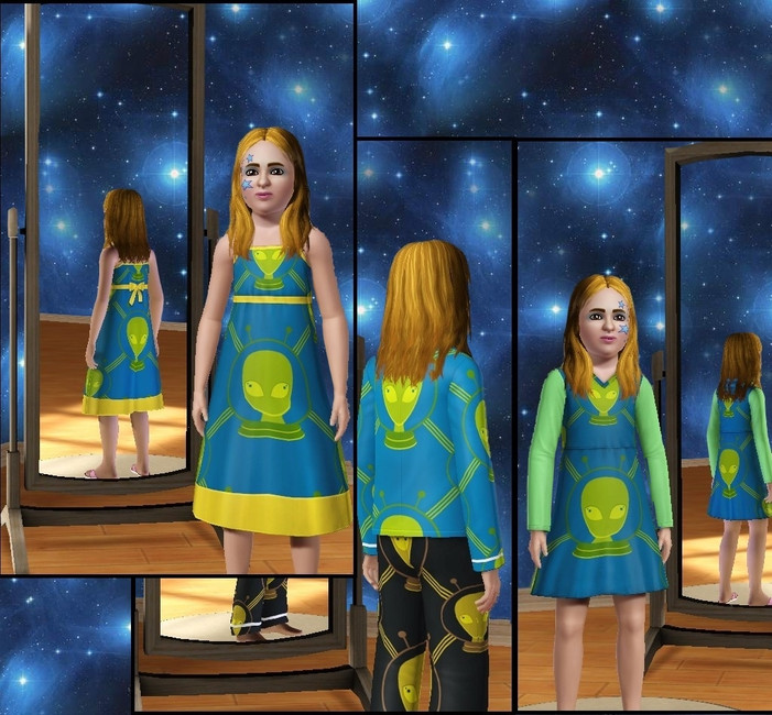 The Sims Resource - Babyish Universe-Alien Astronaut