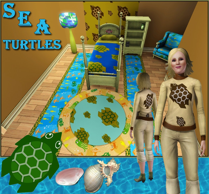 The Sims Resource - Sea Turtles