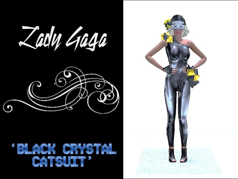 The Sims Resource - Lady Gaga - Crystal Catsuit