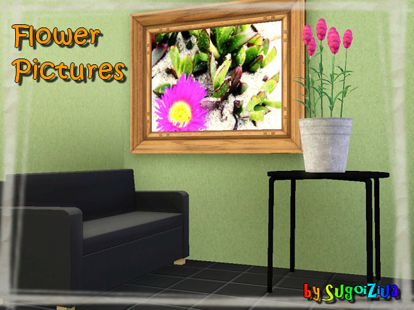 The Sims Resource | Flowers Series Poster 01