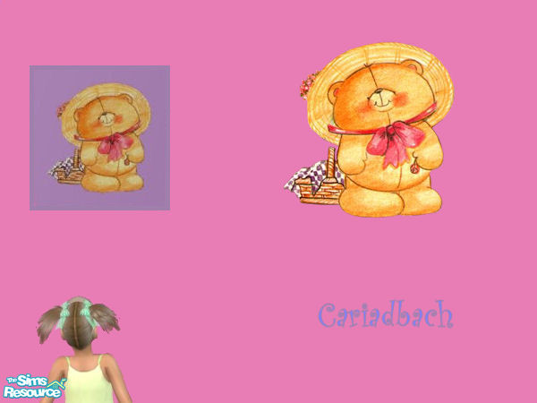 The Sims Resource - Forever Friends - Straw Bonnet