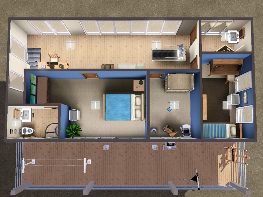 The Sims Resource - Loft House