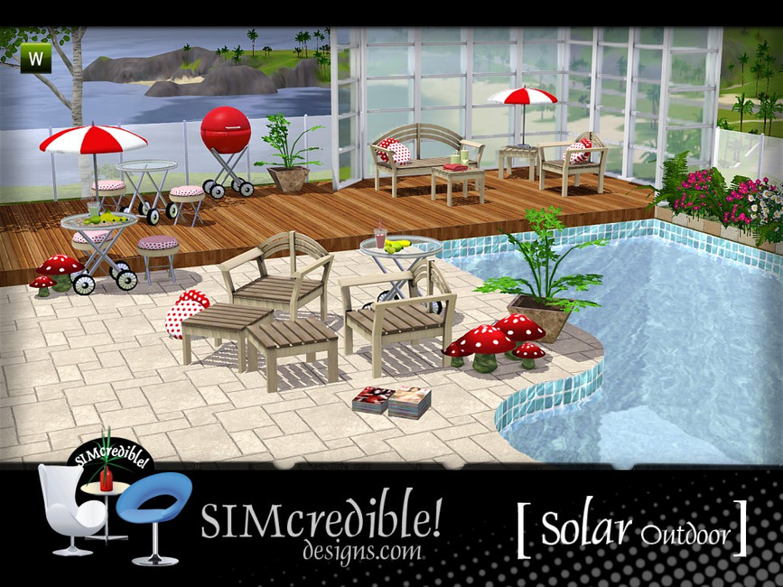 The Sims Resource - Solar Outdoor Set