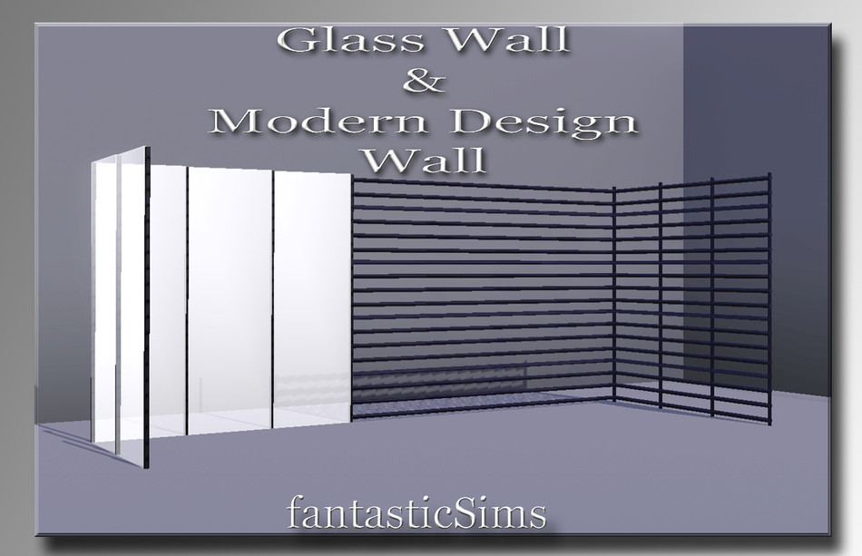 The Sims Resource - Glass Walls 01