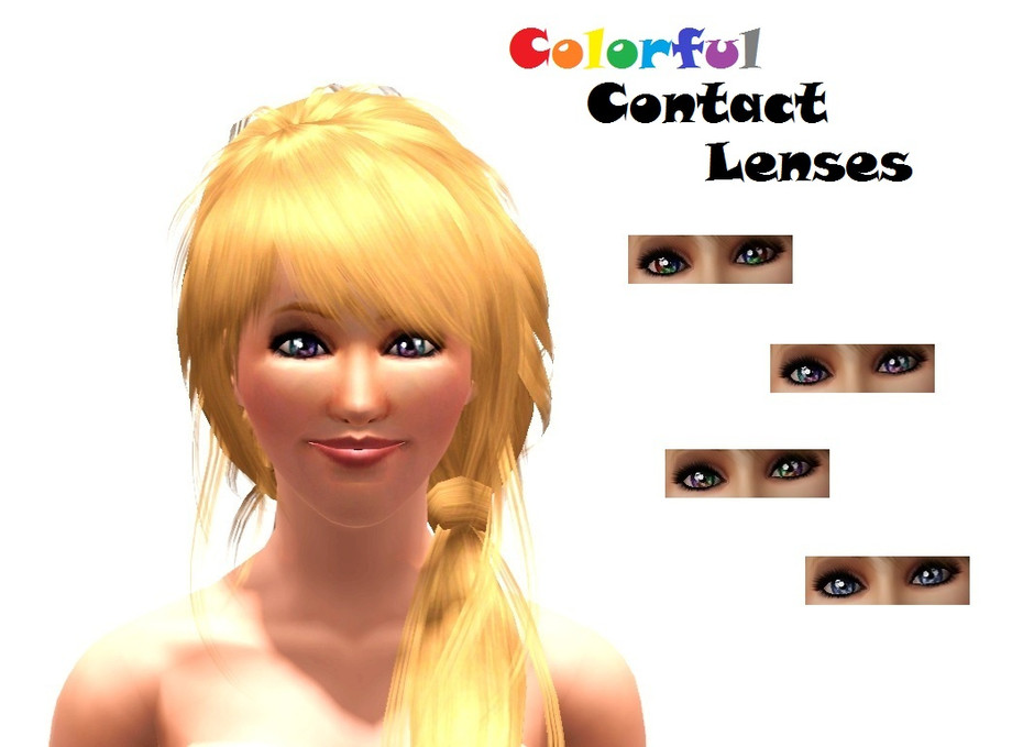 The Sims Resource | Colorful Contact Lenses