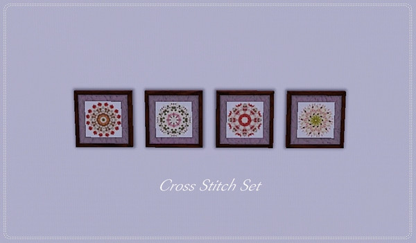 The Sims Resource | Cross Stitch Set