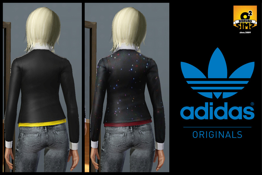 The Sims Resource | Adidas Original 5 Jackets Set