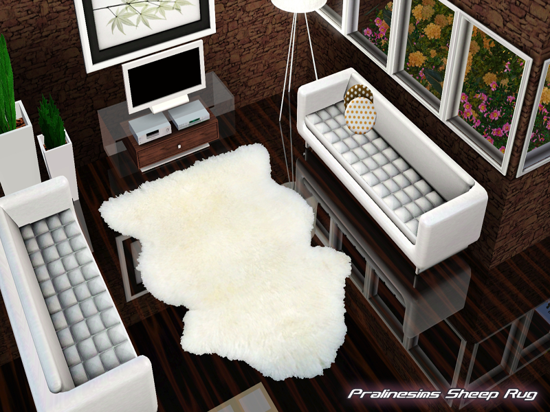 The Sims Resource | Pralinesims Sheep Rug