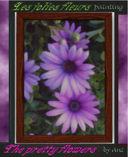 The Sims Resource | The pretty flowers painting by Ani's Creations