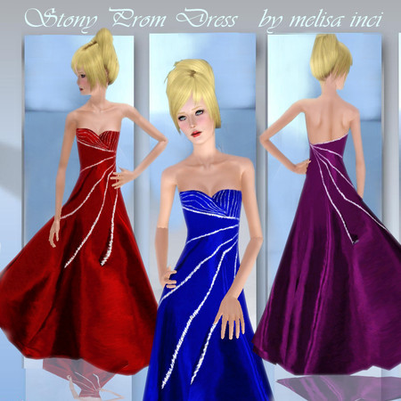 The Sims Resource | Stony Prom Dress