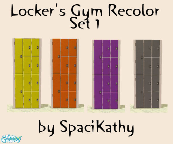 The Sims Resource | Locker\'s Gym Recolor Set 1