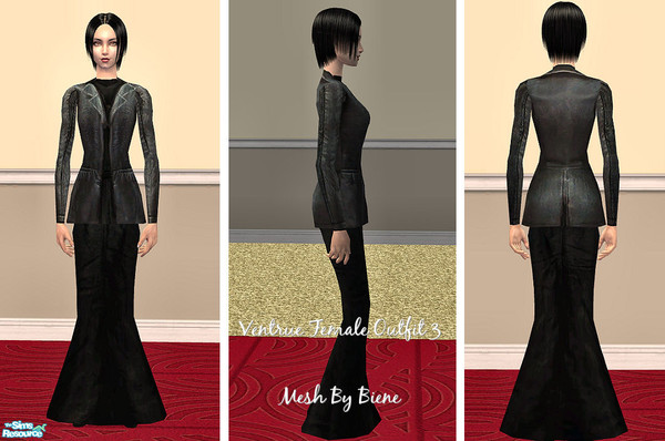 The Sims Resource | Female Ventrue Outfit 3