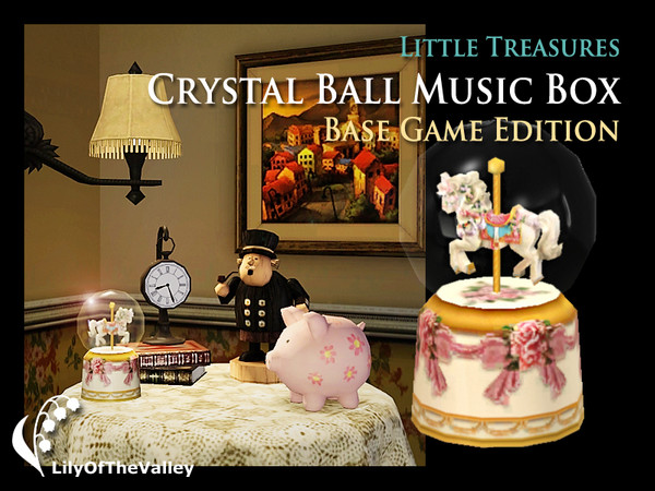 The Sims Resource | Little Treasures - Crystal Ball Music Box (For Base ...