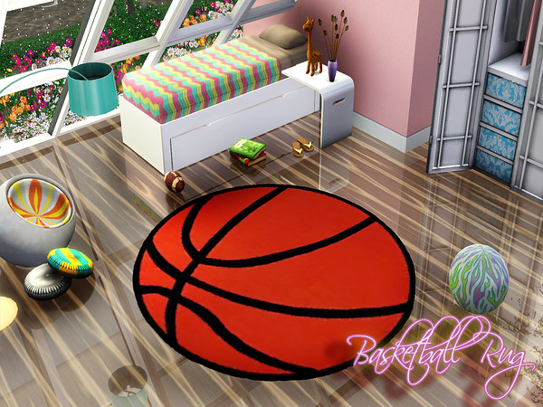 The Sims Resource | Basketball Rug