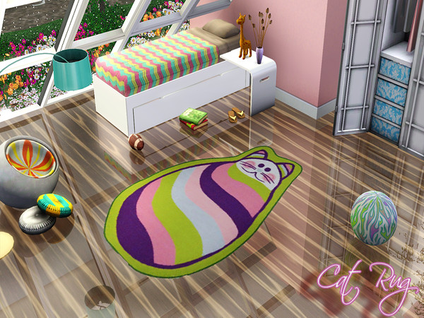 The Sims Resource - Cat Rug
