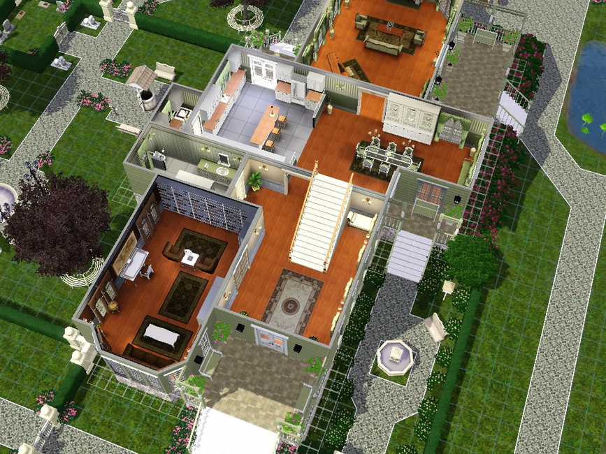 The Sims Resource - Goth Manor Rebuild by Mayet514