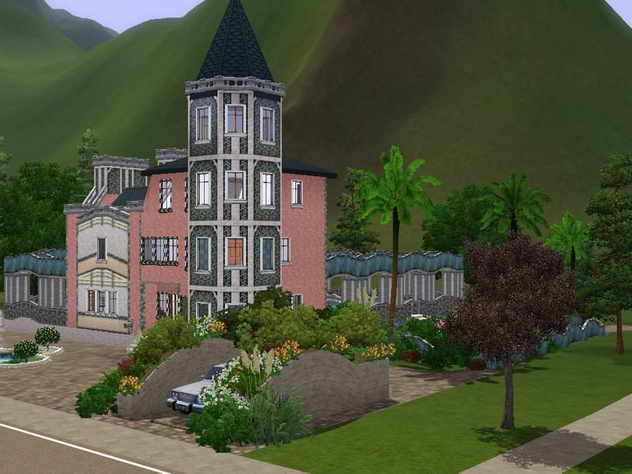 The Sims Resource | Arabesque gaudiesque - a Gaudi inspired Mansion