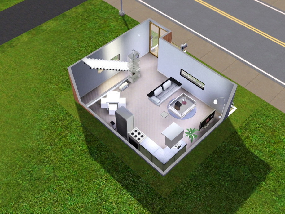 The Sims Resource | Simple modern house to start ($16393)