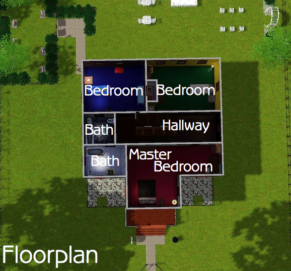 The Sims Resource | [SIMS 2 > SIMS 3] 165 Sim Lane (aka. Goth House)