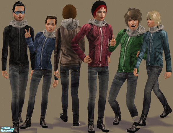 The Sims Resource | male winter EVERYDAY-OUTWEAR