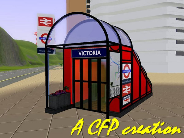 The Sims Resource | Underground London Victoria Station