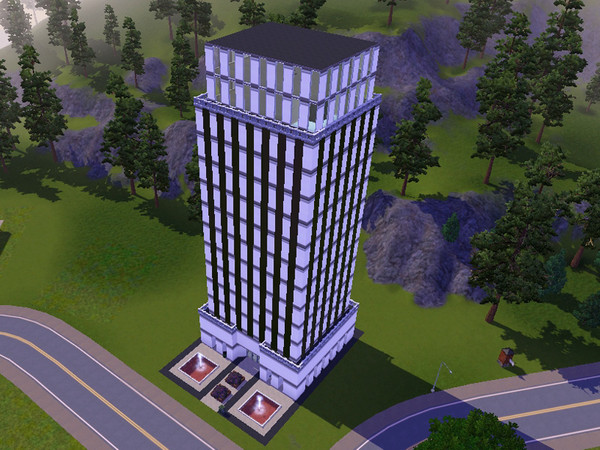 The Sims Resource | Almost Symmetrical High-Rise Condo