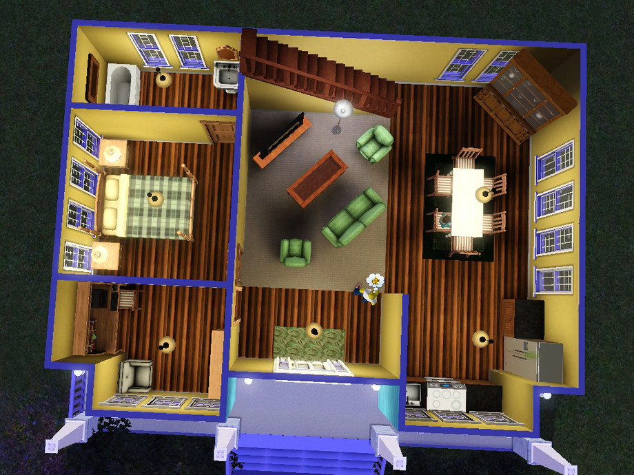 The Sims Resource | Trudy's Truly Traditional Family Bungalow